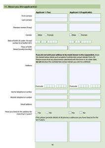 C100 Application Form Guide - Direct Mediation Services