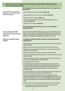 C100 Application Form Guide - Direct Mediation Services